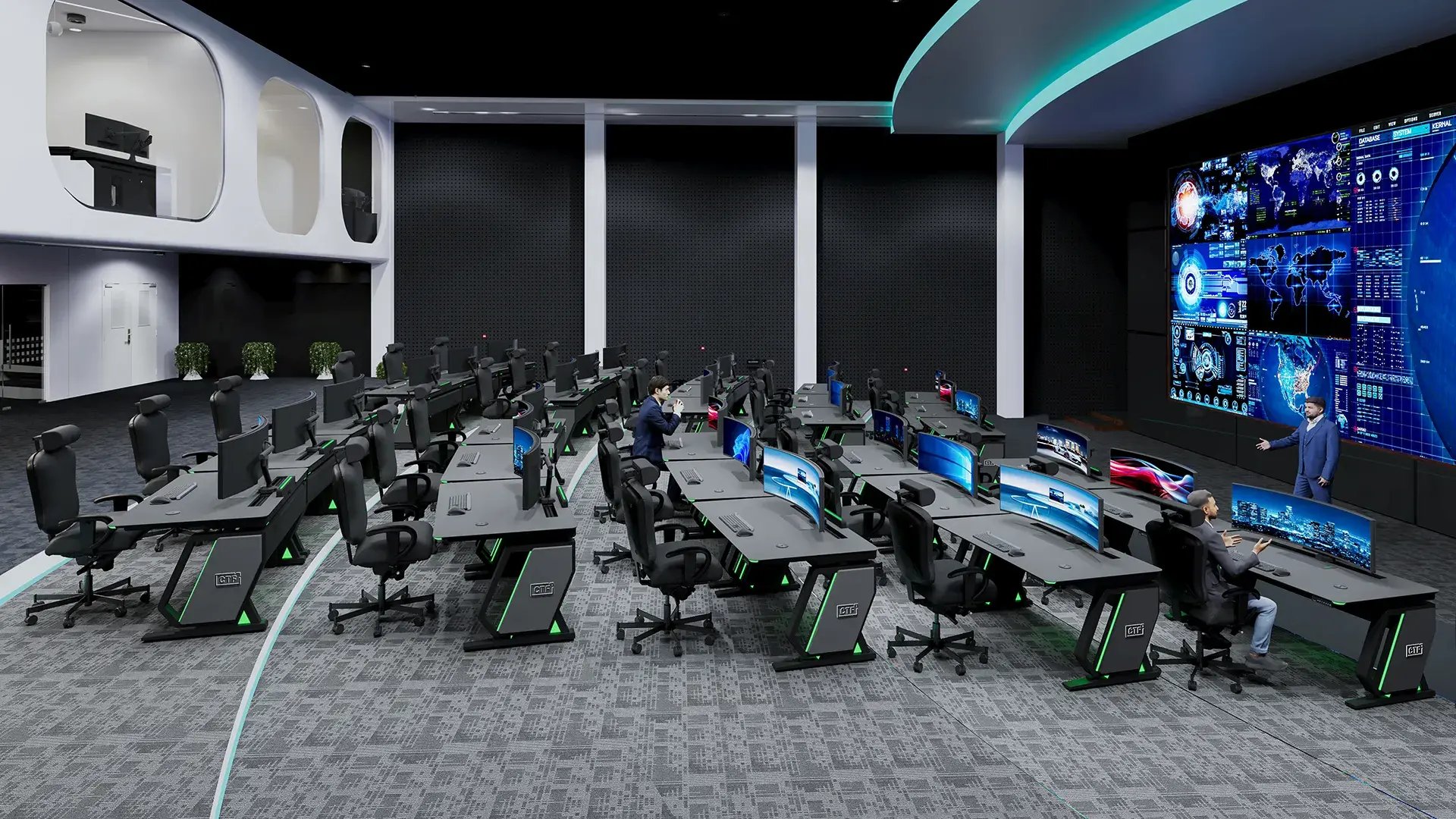 A Class Ergonomic Control Consoles | CTF Consoles